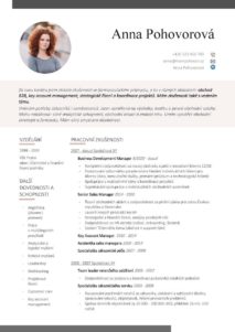 Životopis vzor 2024 ke stažení zdarma - předvyplněná šablona